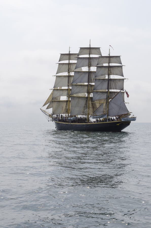 Danish Three Masted Fullrigger Georg Stage Stock Photos - Free ...