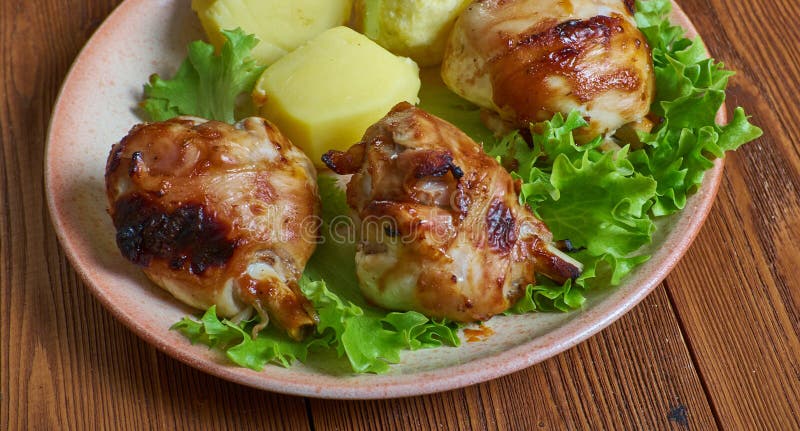 Danish Gammeldags kylling stock image. Image of cooking - 202809779