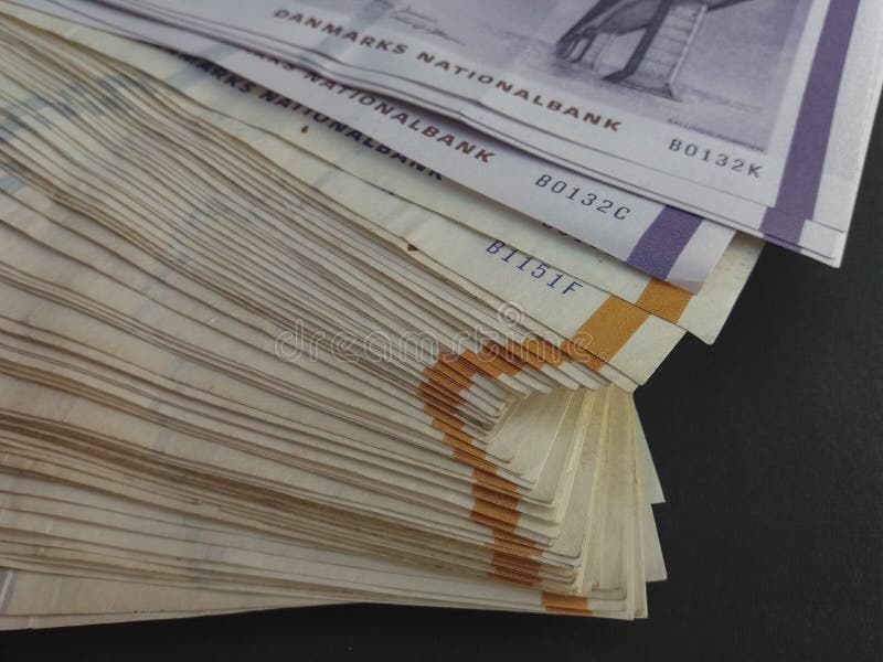 Danish Krone Notes, Denmark Stock Image - Image of business, banknotes ...