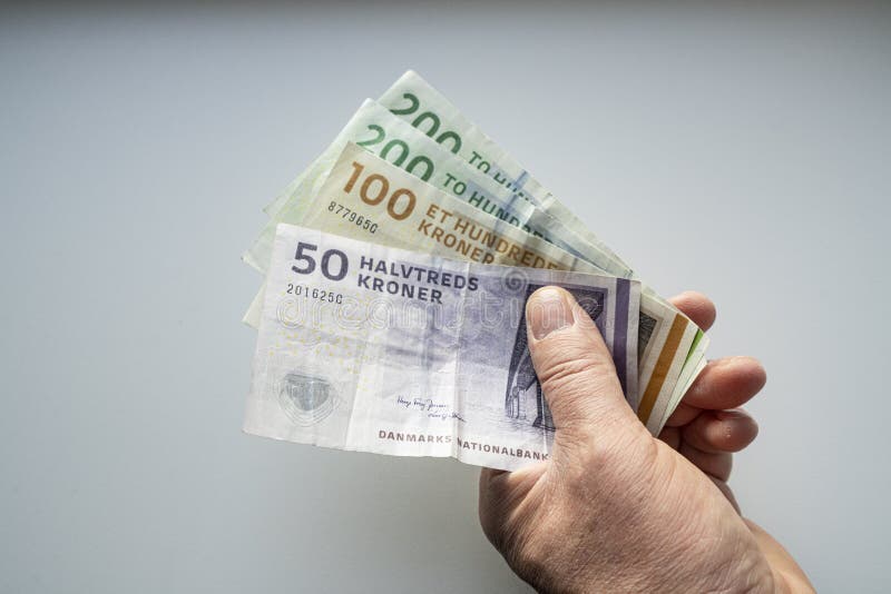 Danish Krone stock image. Image of closeup, crown, economy - 258699267