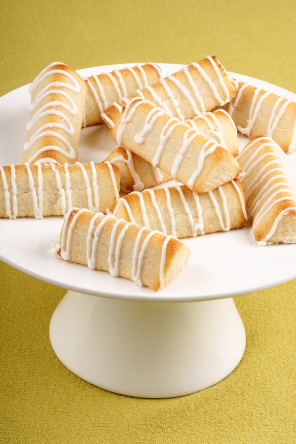 Danish macaroon fingers stock photo. Image of close, glazed - 21047832