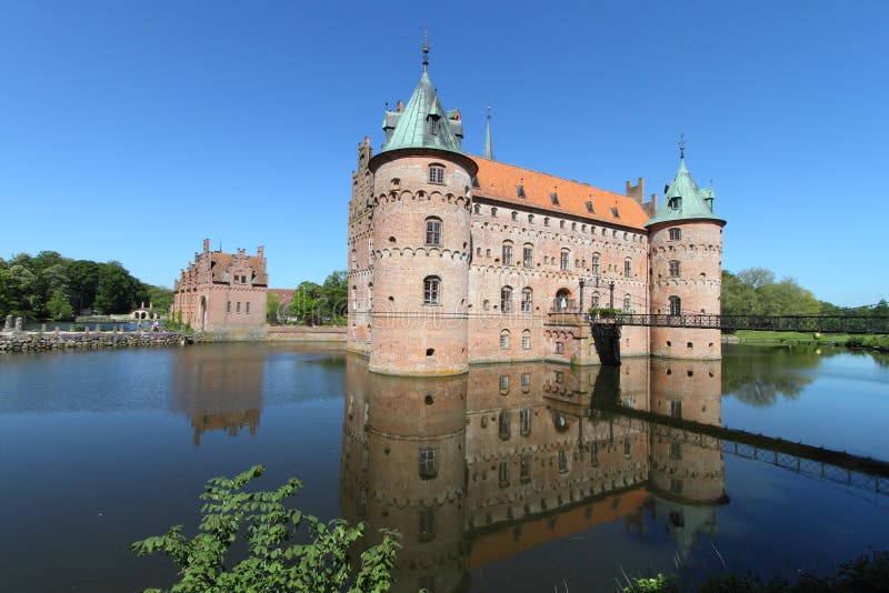 Danish medieval castle stock image. Image of scenic, chateau - 45326429