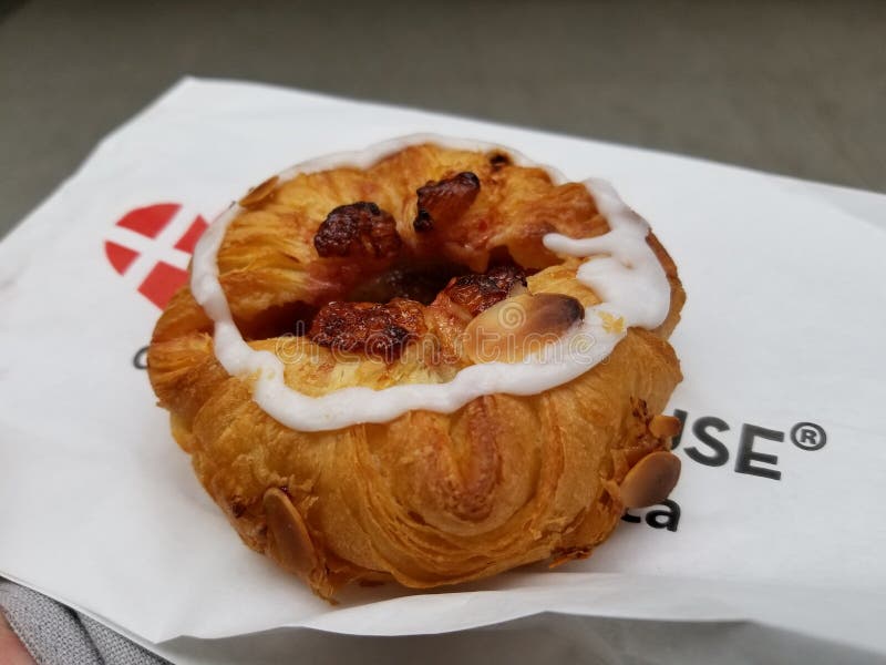 A Danish Pastry Donut stock photo. Image of baking, meal - 181683068