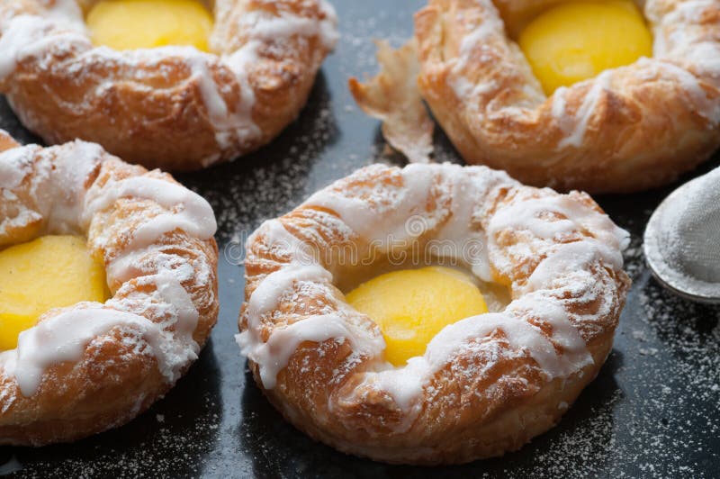 Danish Pastry stock photo. Image of vanilla, cake, pastry - 36435064
