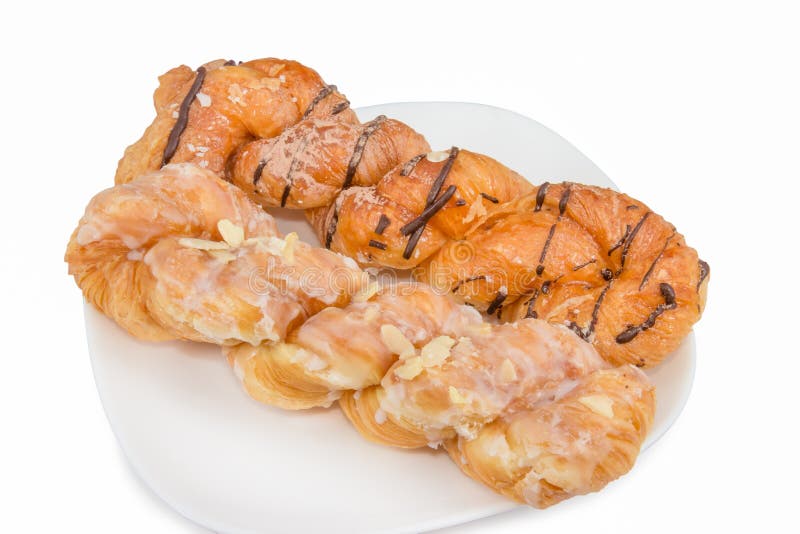 Danish pastry twist stock image. Image of dessert, icing - 41948049