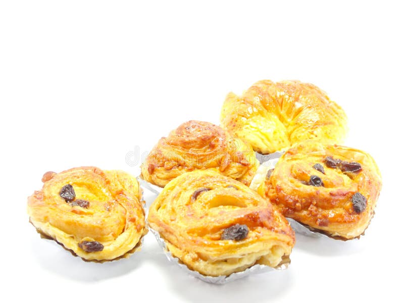 Danish raisin pastry stock image. Image of freshly, eating - 45588405