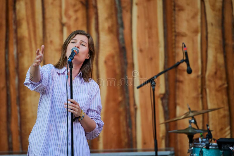 Danish Singer Pil at Nibe Festival Editorial Stock Image - Image of ...