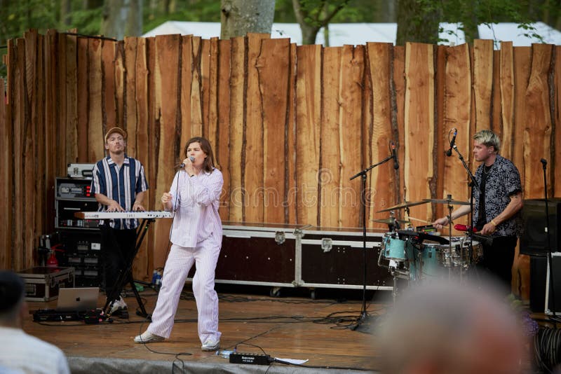 Danish Singer Pil at Nibe Festival Editorial Photo - Image of singer ...