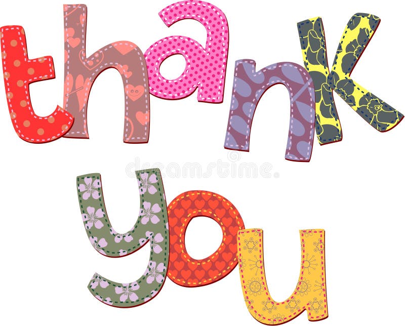 Dank Je Wel Tekst Handwerk Clip Art Vector Illustratie - Illustration ...