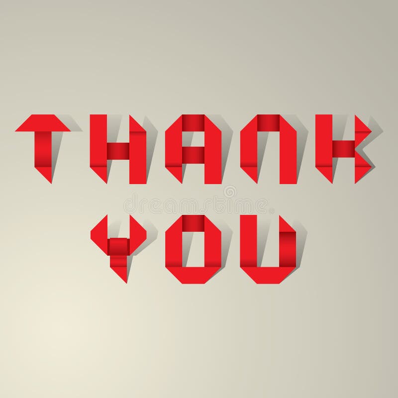 Dank U Lint Het Van Letters Voorzien Vector Vector Illustratie ...