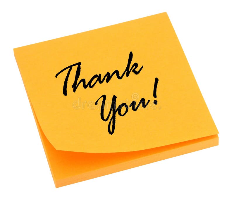 Dank u nota nemen van stock foto. Afbeelding bestaande uit post - 13476646