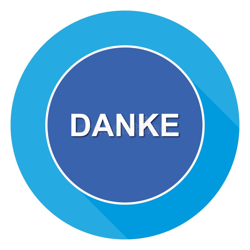 Danke Button stock vector. Illustration of circular, danke - 97213186