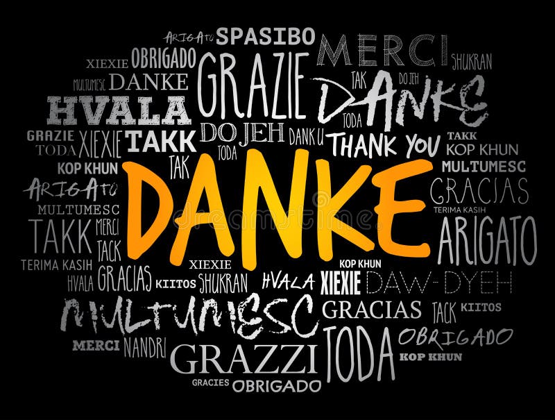 Danke Word Cloud Stock Illustrations – 281 Danke Word Cloud Stock ...