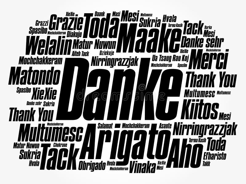 Danke Word Cloud Stock Illustrations – 281 Danke Word Cloud Stock ...