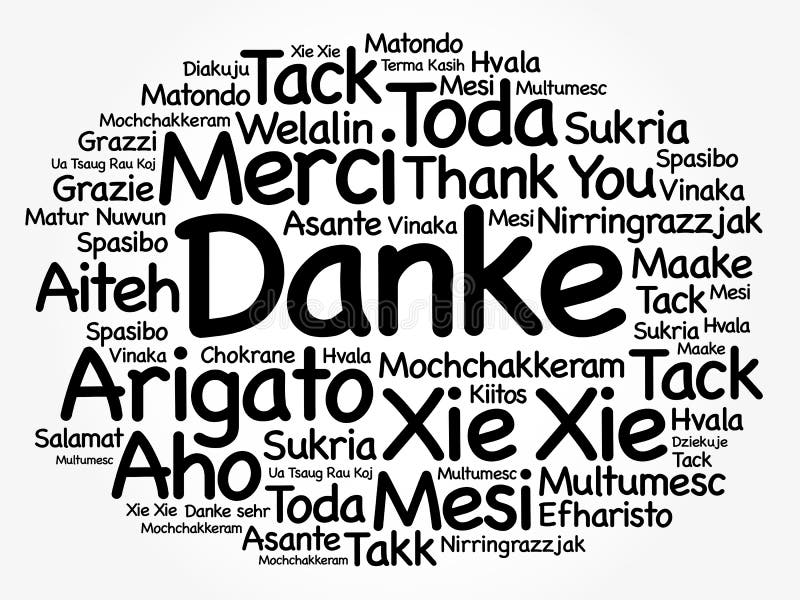 Danke Word Cloud Stock Illustrations – 281 Danke Word Cloud Stock ...