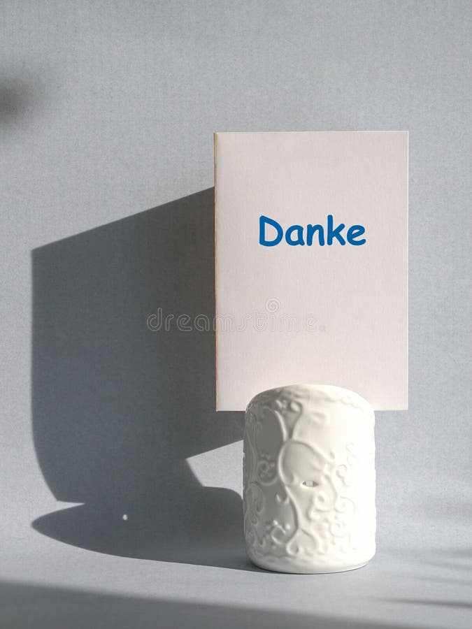 Danke Thank you stock image. Image of grateful, label - 383601181