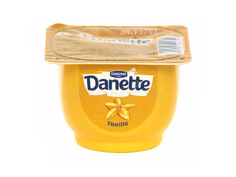 Danone Danette Vanilla Pudding Editorial Photo - Image of cream ...