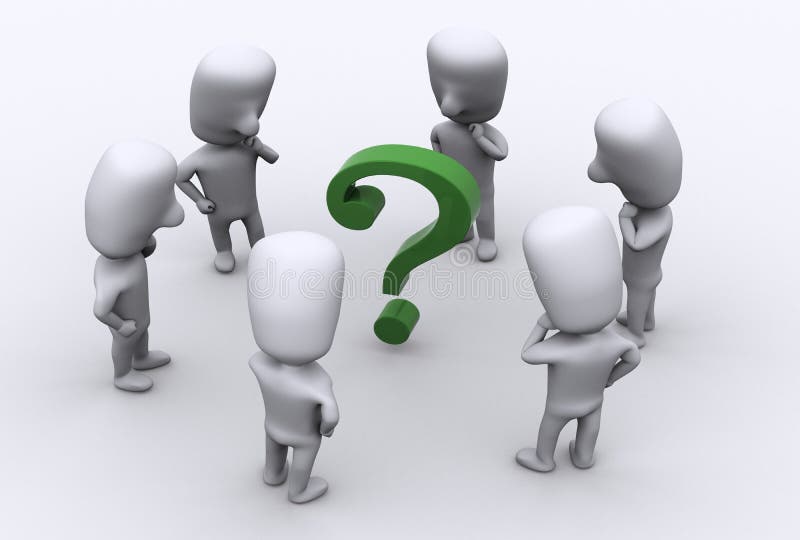 Doute illustration stock. Illustration du problème, exclamation - 44364349