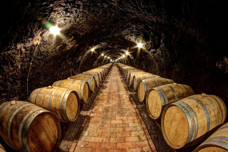 Dans Les Flancs Il Y a Un Cognac Image stock - Image du tunnel ...