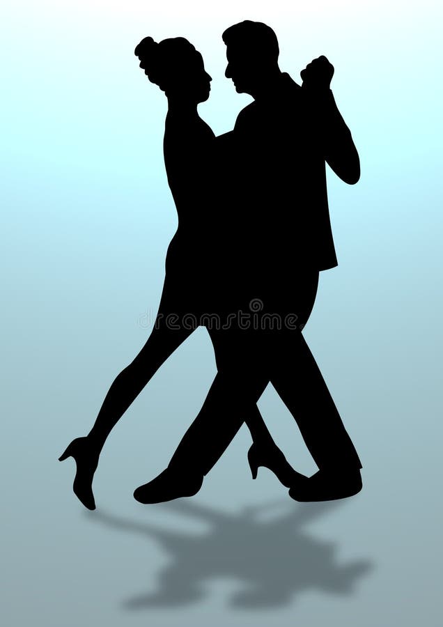 Danse de tango/ENV illustration de vecteur. Illustration du couples ...