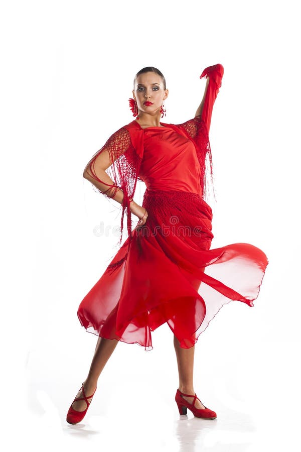 Danseur De Salsa Dans Une Pose Gentille De Danse Photo stock - Image du ...