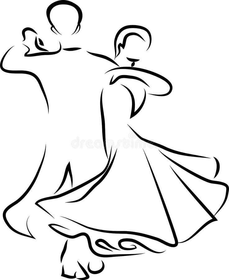 Danseurs De Salle De Bal Stock Illustrations, Vecteurs, & Clipart ...