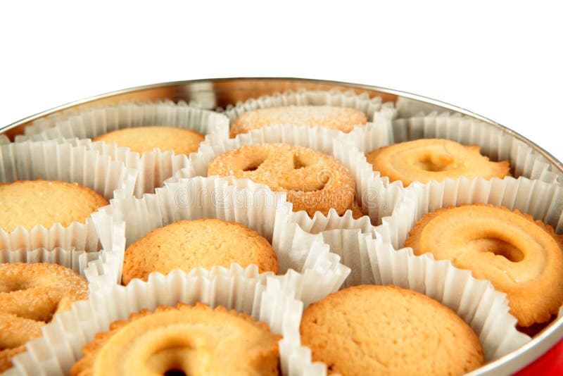 Danska kakor arkivfoto. Bild av vrid, bakgrunder, makro - 12457246