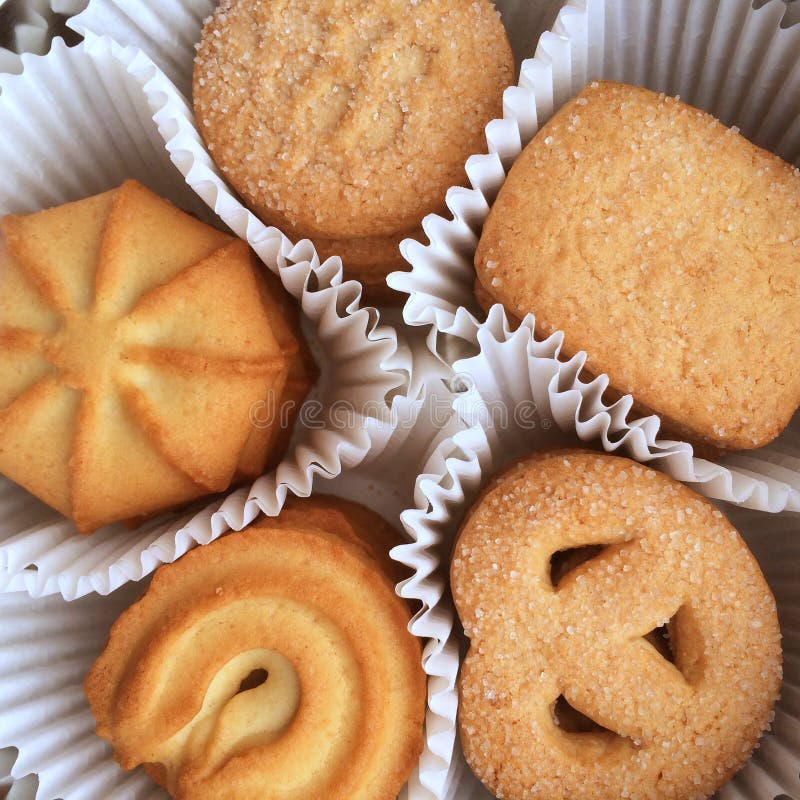 Danska kakor fotografering för bildbyråer. Bild av kakor - 22539243