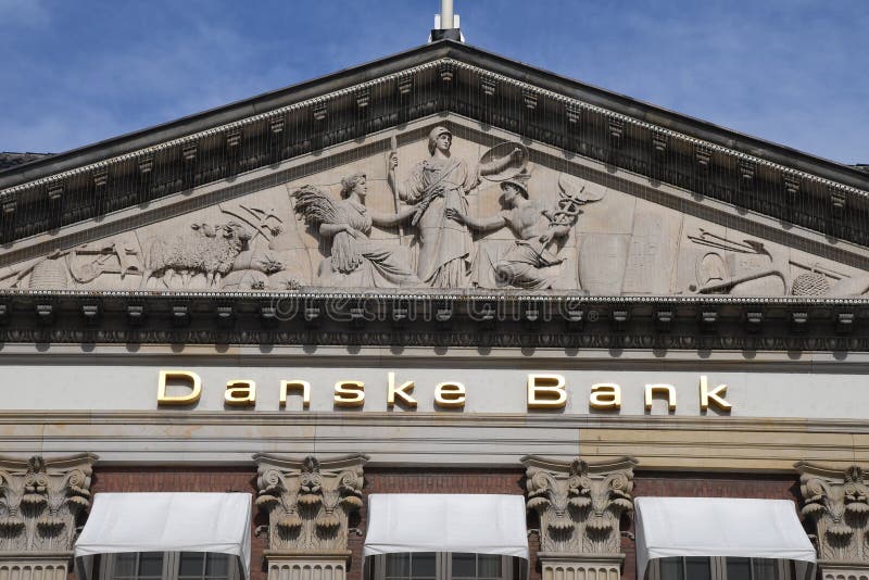 Banca Danske En La Capital Danesa Copenhague Dinamarca Foto de archivo ...