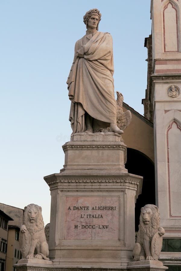 Dante Statue stock image. Image of city, reinassance - 62339457
