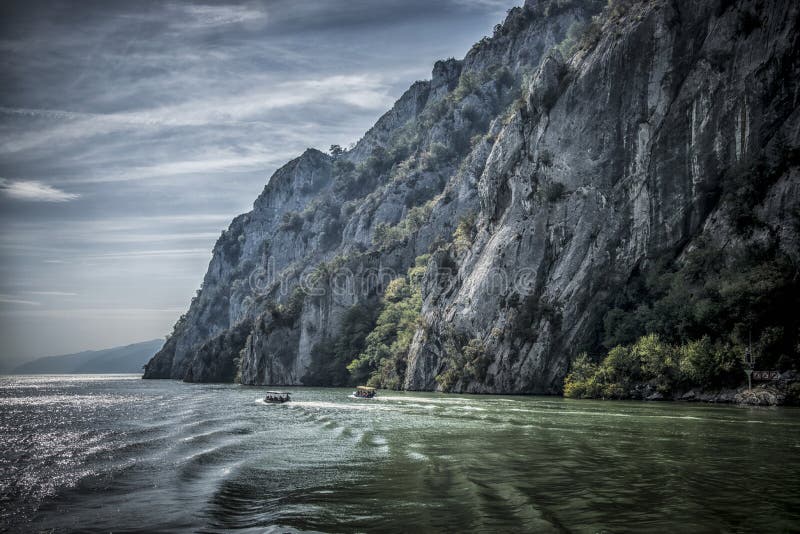 Danube at Djerdap gorge stock image. Image of national - 129557569