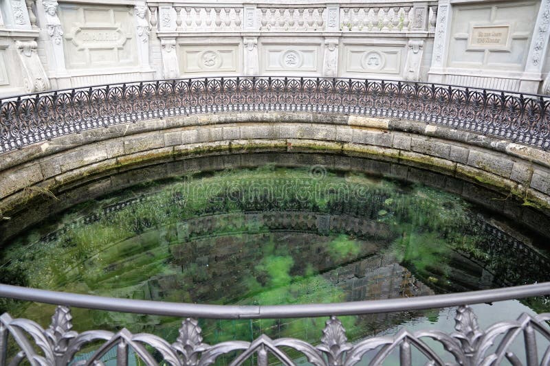 Danube fount stock photo. Image of plant, green, algae - 98371032