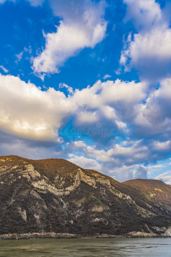 Danube Gorge at Djerdap in Serbia Stock Photo - Image of sunny, scene ...