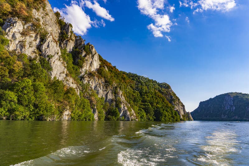 Danube Gorge at Djerdap in Serbia Stock Image - Image of peak, flow ...