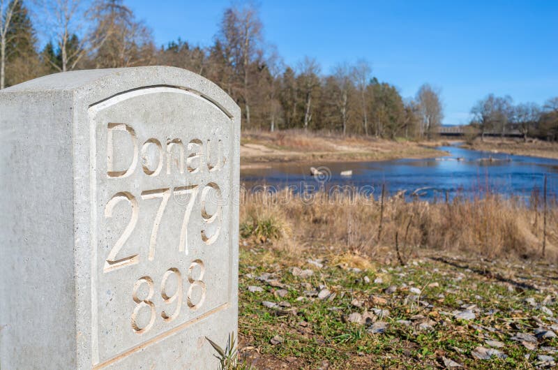 Danube origin in Germany stock image. Image of outdoor - 276040201