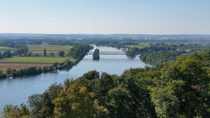 Danube walhalla Germany stock image. Image of summer - 92776821