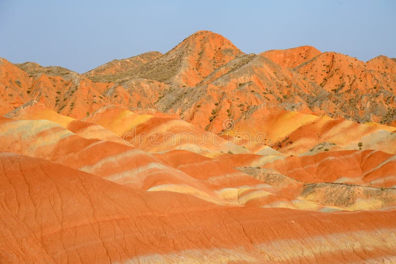 Danxia landform stock image. Image of huge, beautiful - 27117381