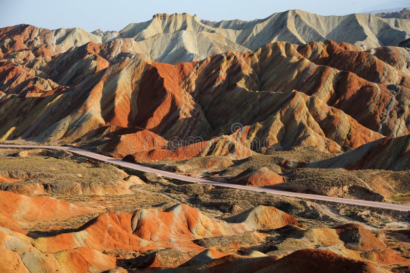 Danxia landform stock photo. Image of china, high, landform - 27117480