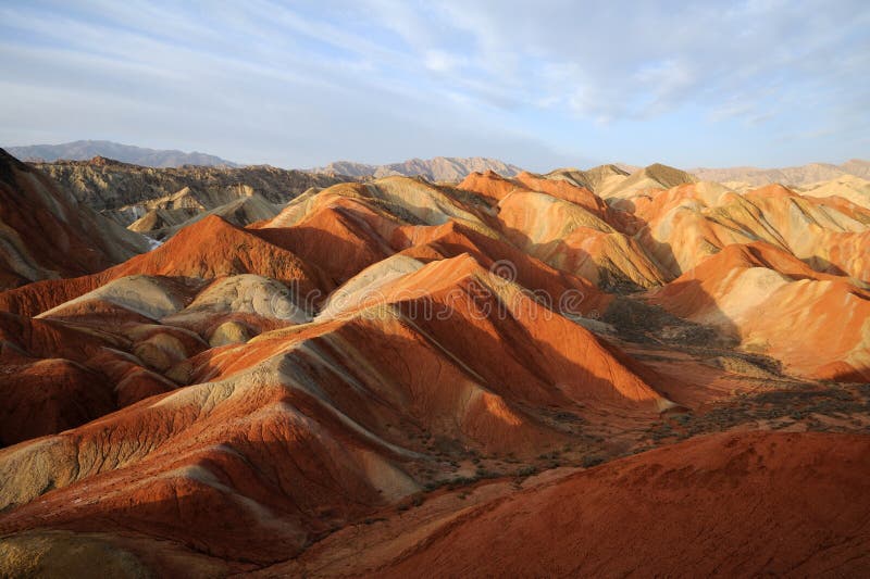 Danxia landform stock photo. Image of backgrounds, landscape - 27117606