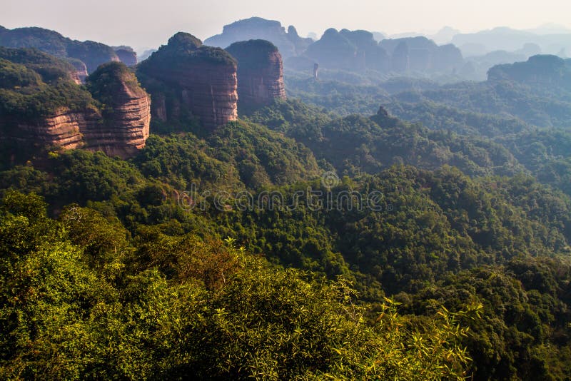Danxia mountain stock photo. Image of danxia, mountain - 20909088