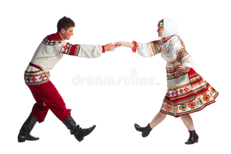 Danza popular rusa foto de archivo. Imagen de aislado - 31472366