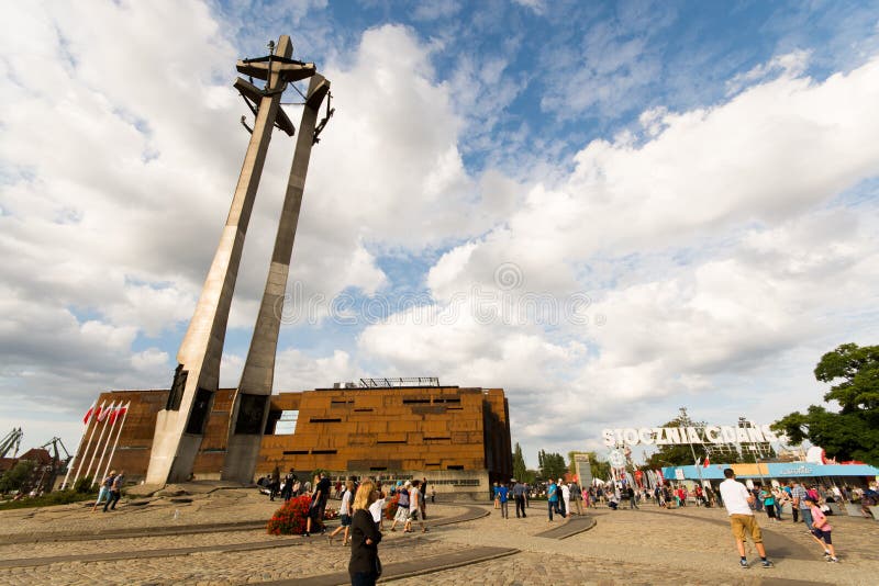 Danzig, Place De Solidarité Image stock éditorial - Image du oriental ...