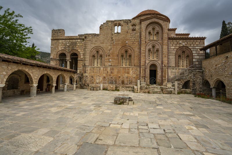 Daphni monastery, Greece stock photo. Image of icon - 250409938