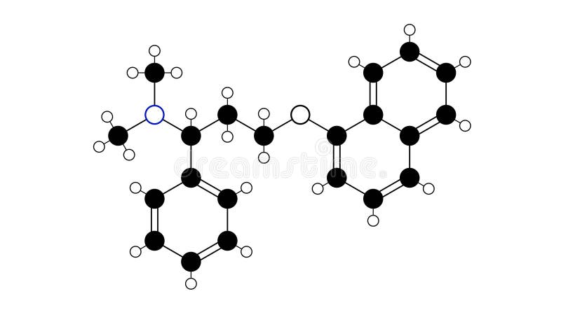 Dapoxetine Molecular Structure, 3d Model Molecule, Premature ...