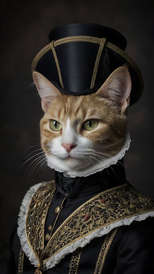 Dapper Cat Victorian Setting Stock Photos - Free & Royalty-Free Stock ...