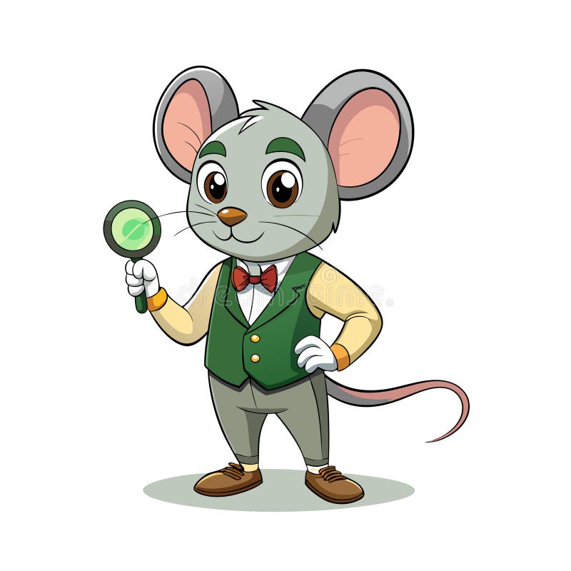 Dapper Cartoon Mouse with Style Stock Vector - Illustration of ...