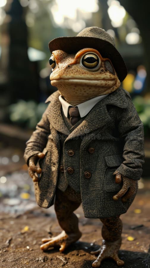 Dapper toad stock illustration. Illustration of human - 314583903
