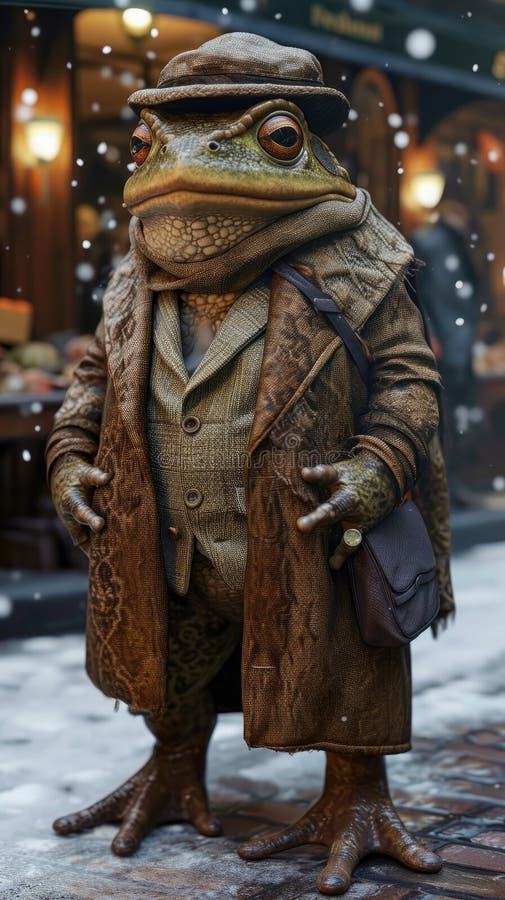 Dapper toad stock illustration. Illustration of dapper - 314585291