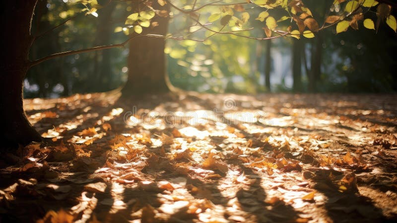 Dappled light shining stock illustration. Illustration of sunny - 313651421