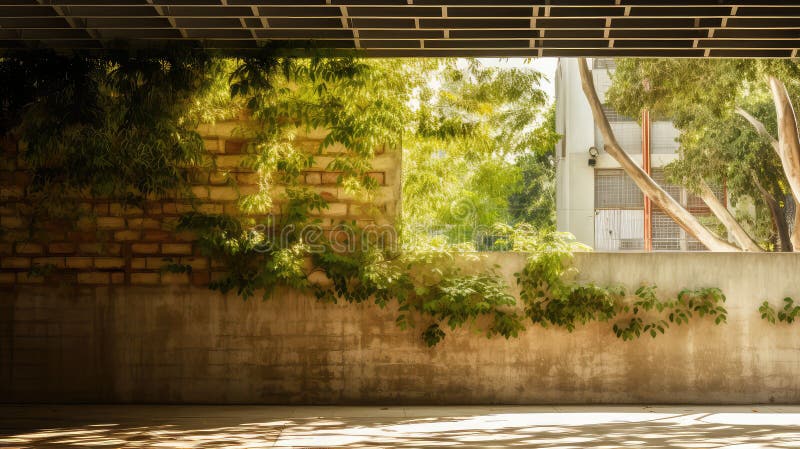 Dappled sunlight on wall stock illustration. Illustration of aesthetic ...